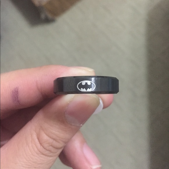 Jewelry | 6mm Black Batman Ring | Poshmark